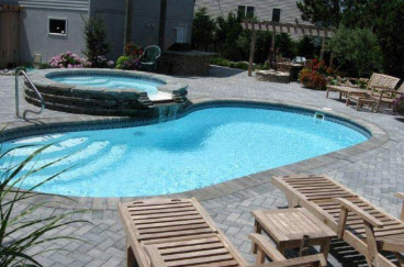 Inground Spillover Spas – Hutchison Fiberglass Pools & Spas